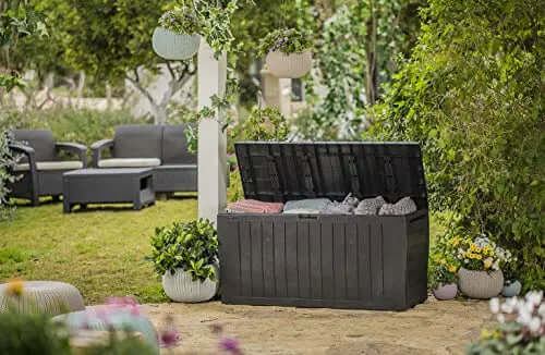 Keter Marvel Plus 71 Gallon Storage Box - Brown
