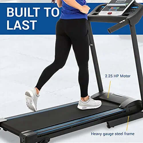 XTERRA Fitness Folding Treadmill - Black